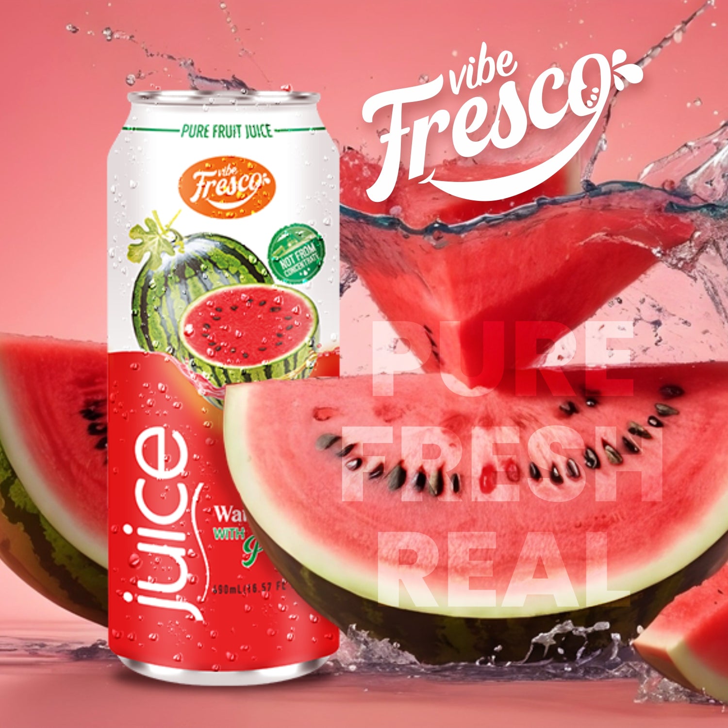 Watermelon with Pulp - Fresh Summer Vibes | VIBE FRESCO – Vibe Fresco